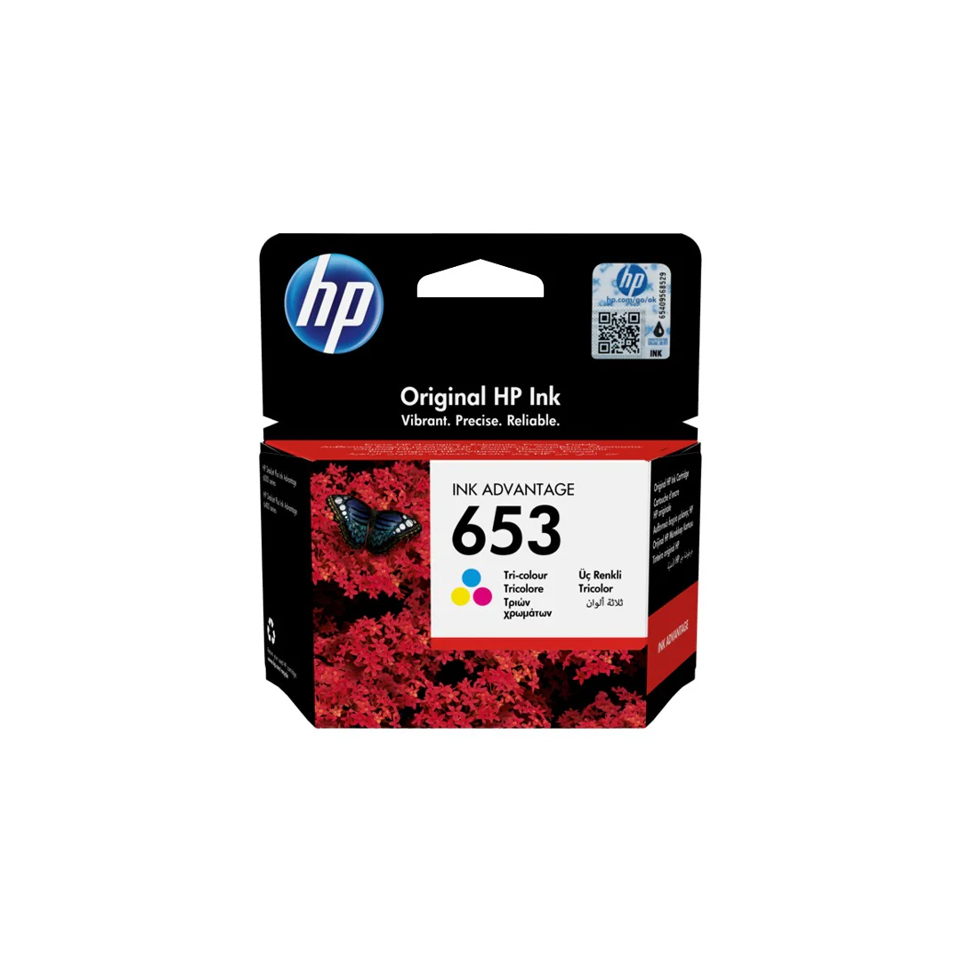 HP 653 Tri-color Original Ink Advantage Cartridge 3YM74AE | Pmz Limited